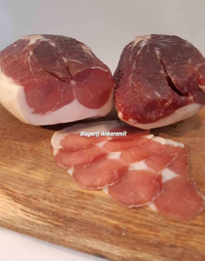 Rauwe Ham ongerookt 100 gram – Slagerij Ankersmit